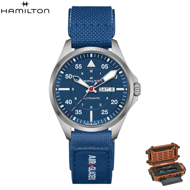 Hamilton Watch: Khaki Aviation Pilot Air-Glaciers H64655941- Official ...